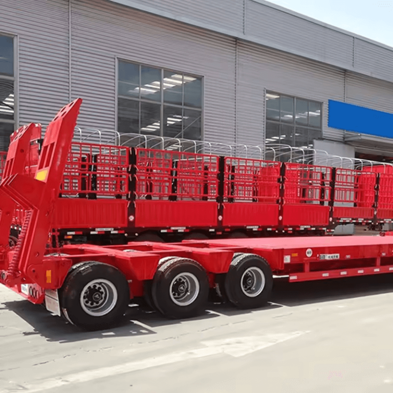 3 Axles 100 Ton Lowboy Trailer For Sale - Yaktrucks